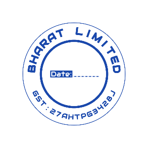 Rubber Stamp Design Template | Premium Stamp Design Template