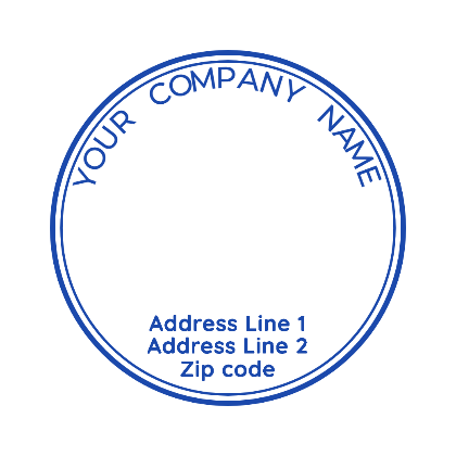 Premium Stamp Design Template to create stamp online for your business ...